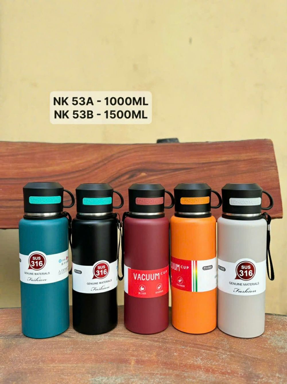 Bình giữ nhiệt lõi inox 316 dung tích 1000ml có nắp cốc kèm theo, giữ nhiệt 12h – Tổng Kho Hằng ...